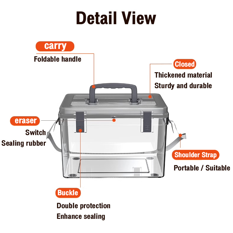 camera dry box storage box camera drybox Digital hygrometer Silica Gel ...