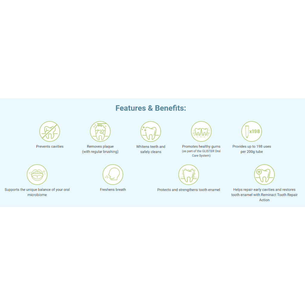 NEW AMWAY Glister Multi-Action Fluoride Toothpaste-200g Anli Toothpaste ...