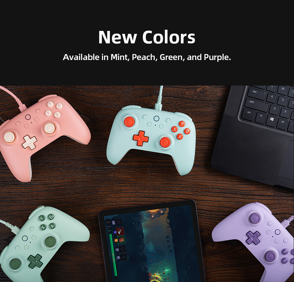 8BitDo Ultimate 2C Wired Controller Android Mobile PC Computer Steam ...