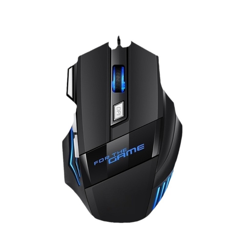 G6 wired Mouse 7-Button Color Breathing Luminous PUBG Recoil Control E ...