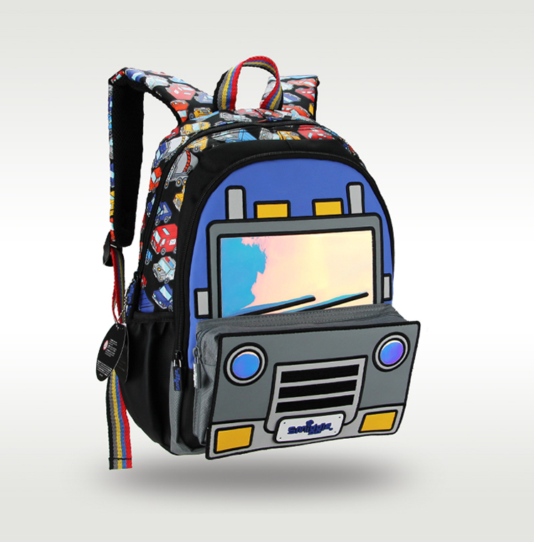 Australia smiggle original childrens schoolbag boys Black Blue Car ...