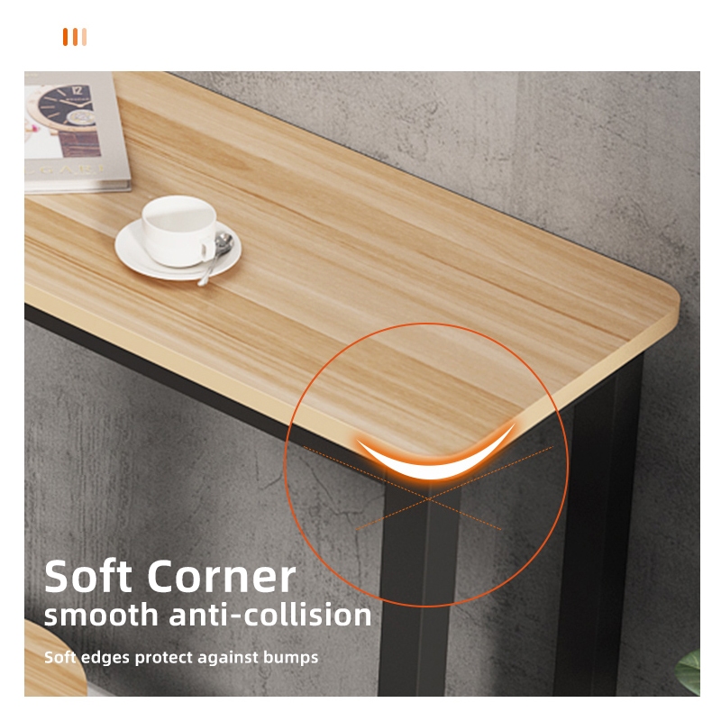 Bar table, high legged table, iron and wood bar, minimalist bar table ...