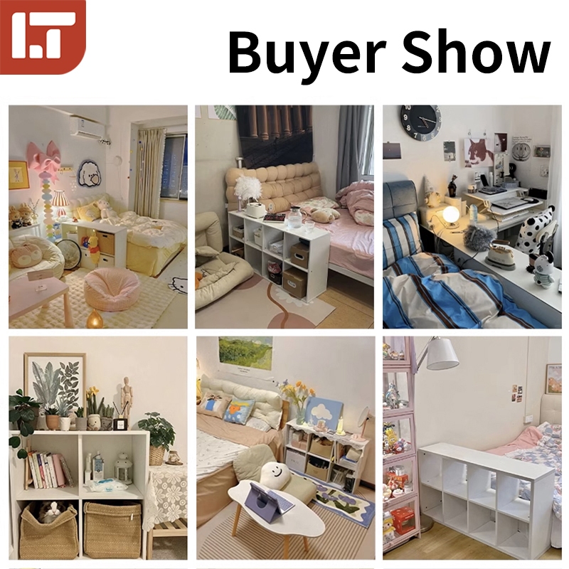 Meja Belajar L Shape Table Study Table Rak Buku Study Table with Book ...