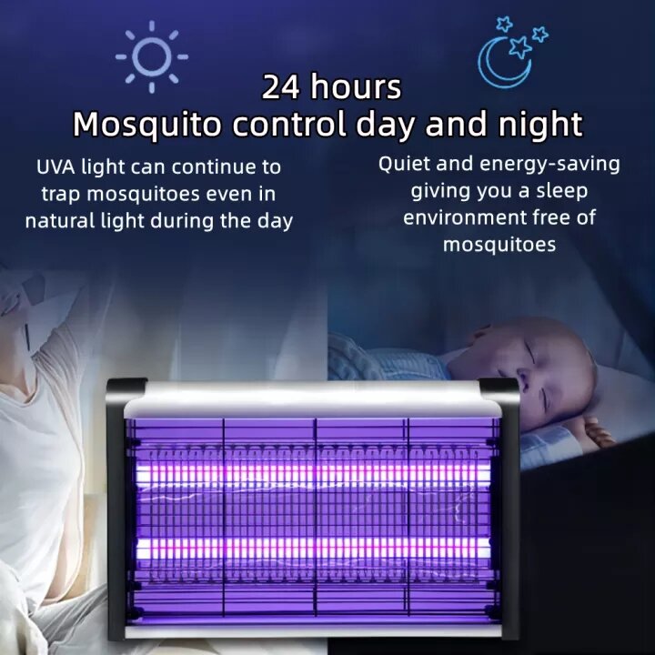 Electric Pest Killer 20/30/50/100W UV Lamp Flying Fly Insect Killer ...