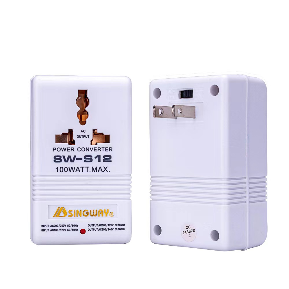 SINGWAY 100W 110V/120V to 220V/240V StepUp&Down Voltage Converter ...