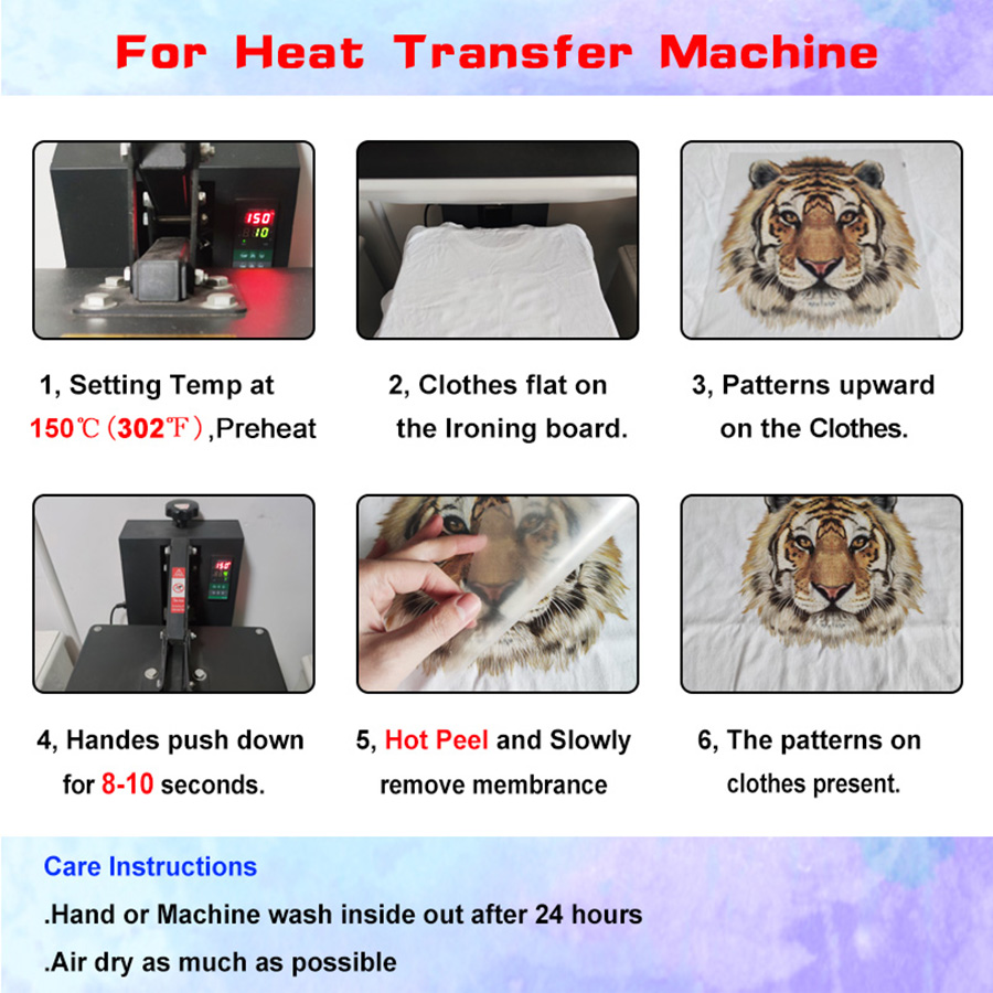 Forest Wolf Ironing Stickers Durable Heat Press Appliqued Clothes ...