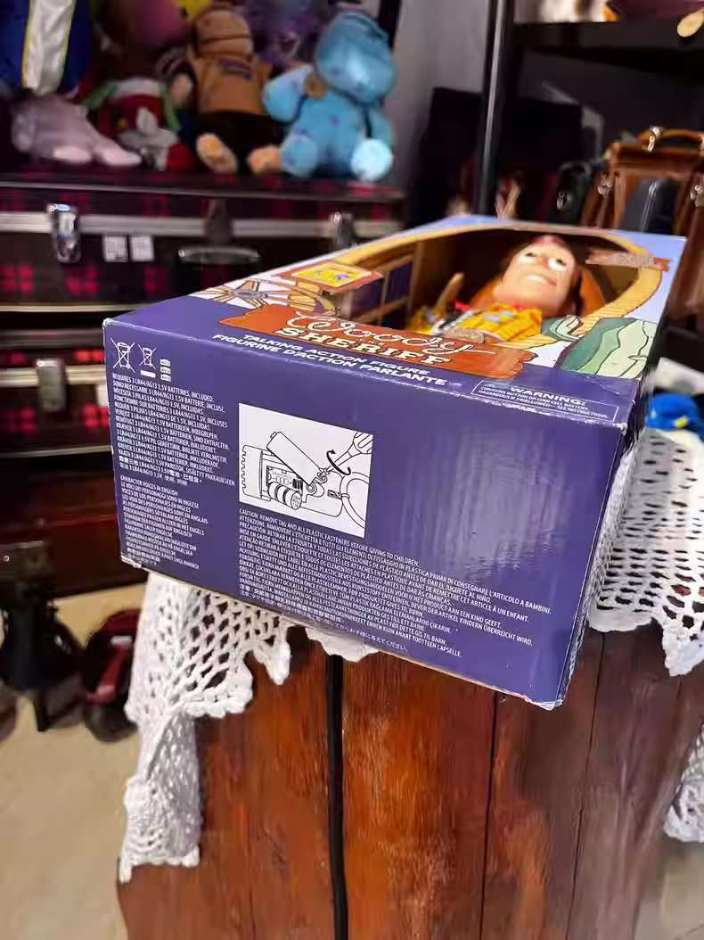 Disney Store Official Sheriff Woody Talking Action Figure from Toy ...