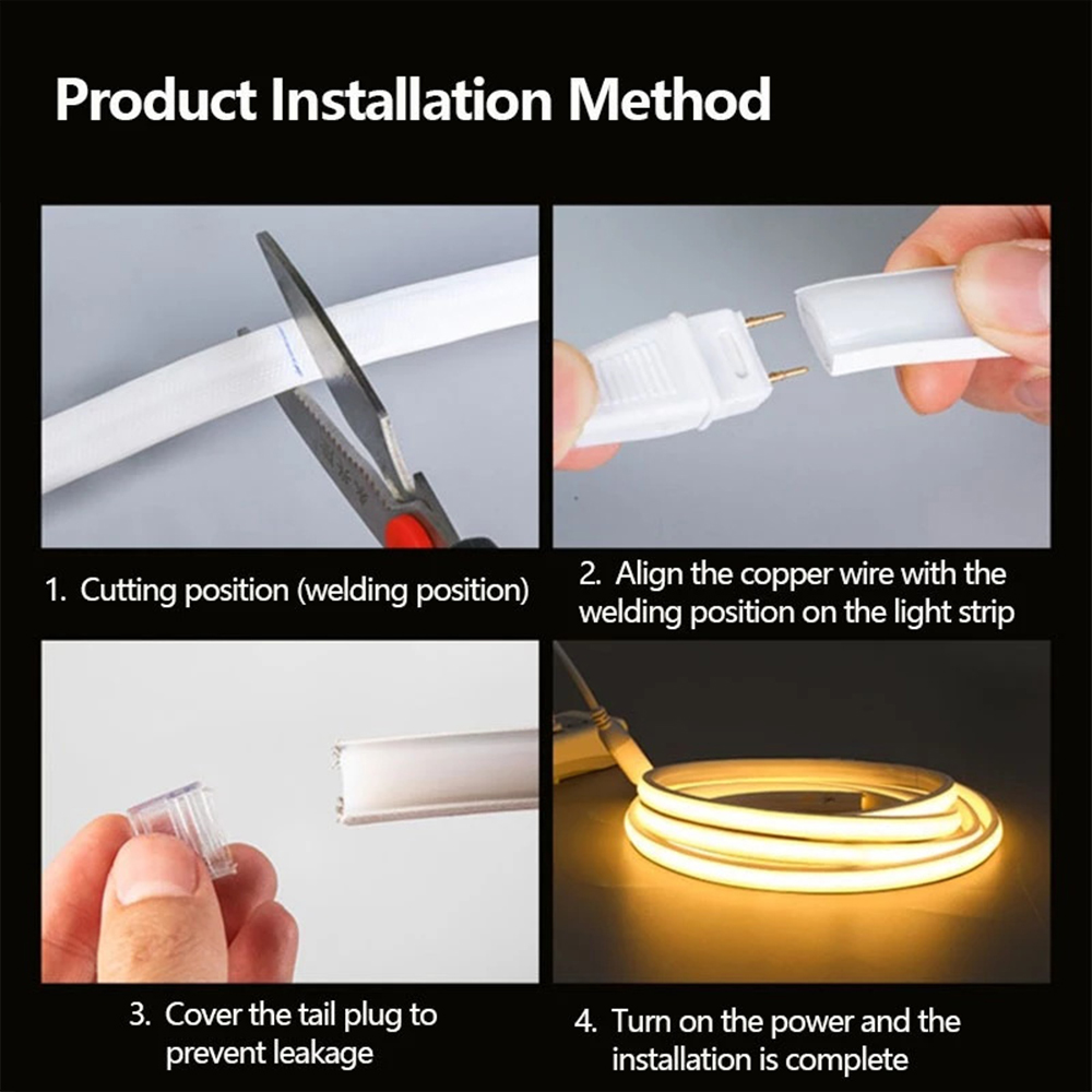 220V Waterproof Flexible LED Neon Silicone Strip Light for Ceiling Neon ...