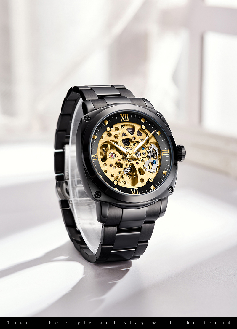 ZUNPAI Original Automatic Mechanical Watch for Men Stainless Steel ...