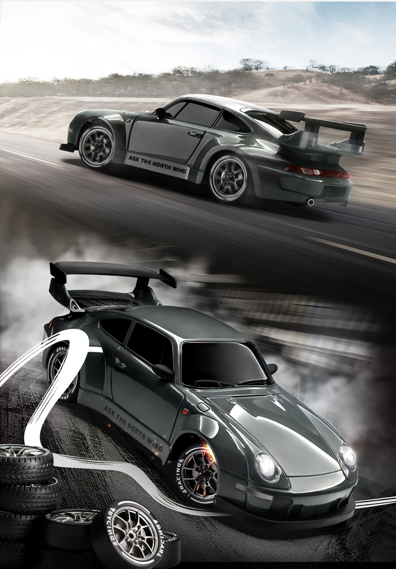 1:20 4WD RC Drift Car 2.4GHz High Speed Racing Car for Boys – Remote ...