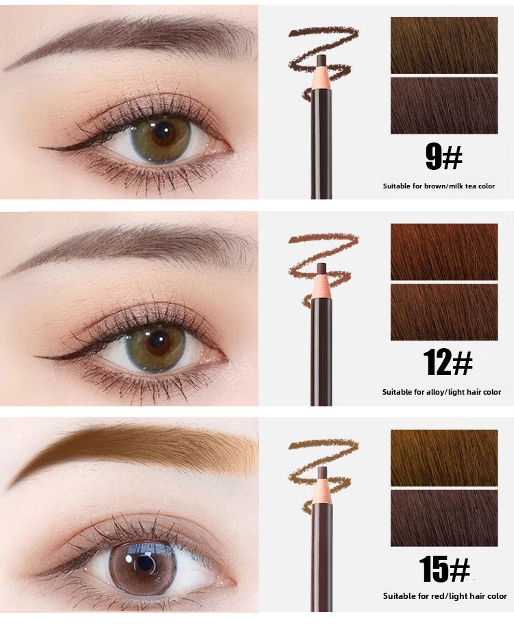 HENGSI Pull-String Eyebrow Pencil Waterproof Sweat-Proof Smudge-Proof ...