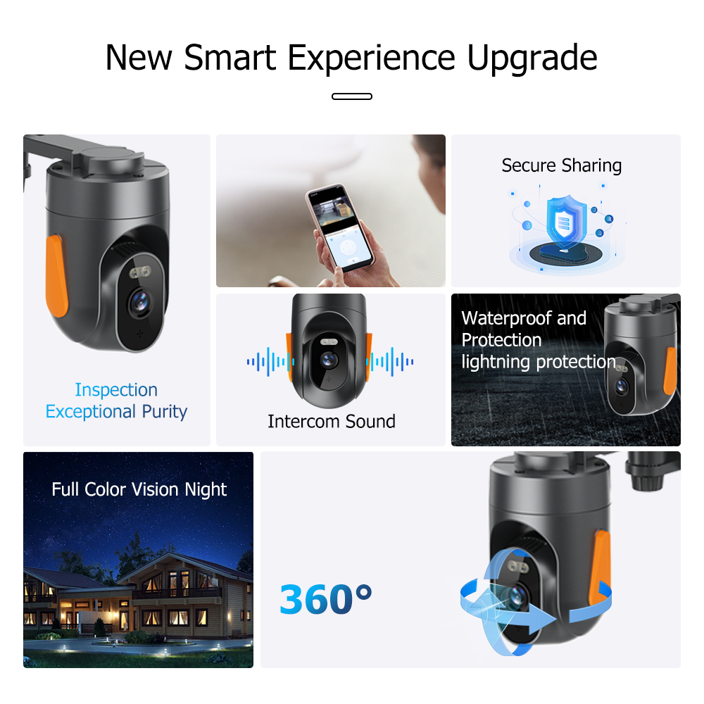 Wifi high-definition outdoor home CCTV camera, mobile tracking ...
