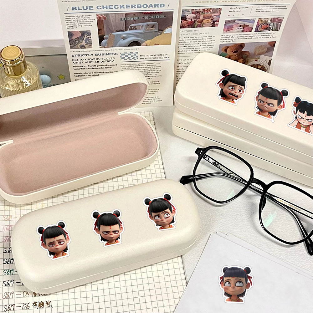 [50 sheets] 2025 New Nezha 2 Expression Sticker Funny anime Stationery ...