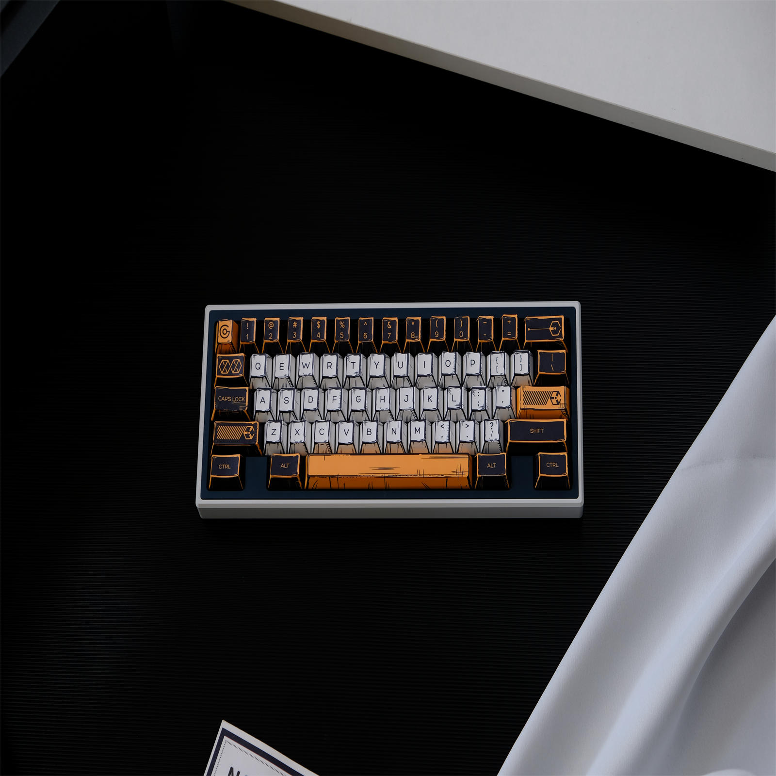 Virtual War Theme Keycap Set 147 Keys PBT Custom Manga Style Keyboard ...