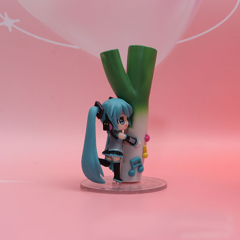 10.5cm New Hatsune Miku Anime Figures Sitting GK Onion Girl Embracing ...