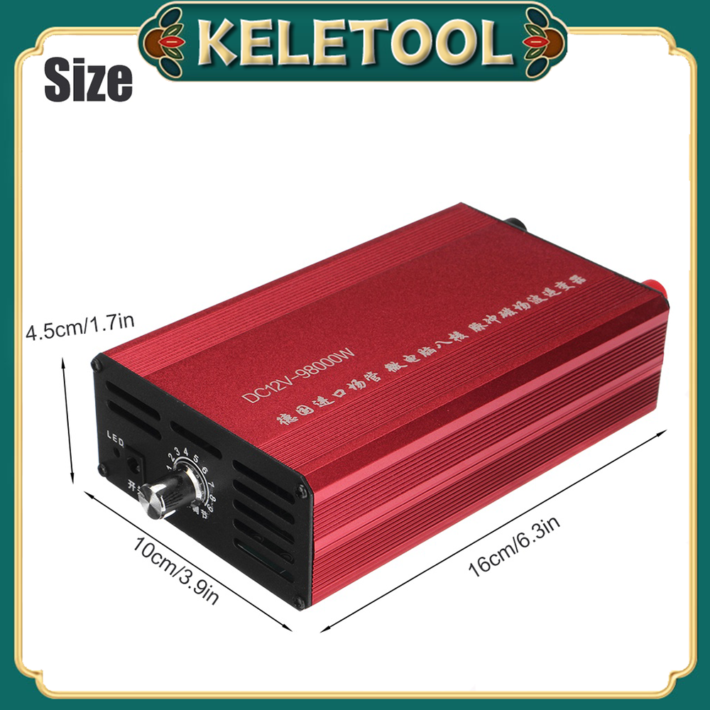 128000W Ultrasonic Inverter Electro Fish Fisher Fishing Machine Shocker ...