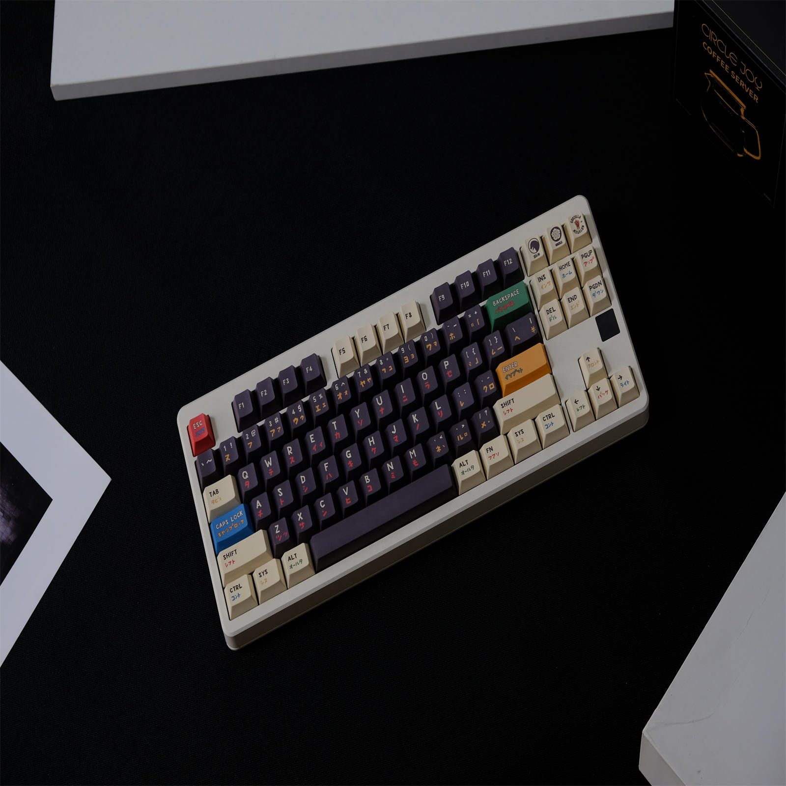 GMK Godzilla Keycap Set 151 Key PBT Keyboard Cap Cherry Profile game ...