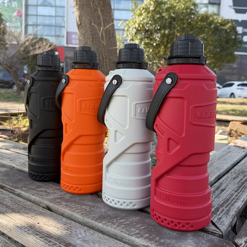 Motorcycle Bumper Mounted Jerrycan Spare Gas Can Fuel Tank Water Bucket ...