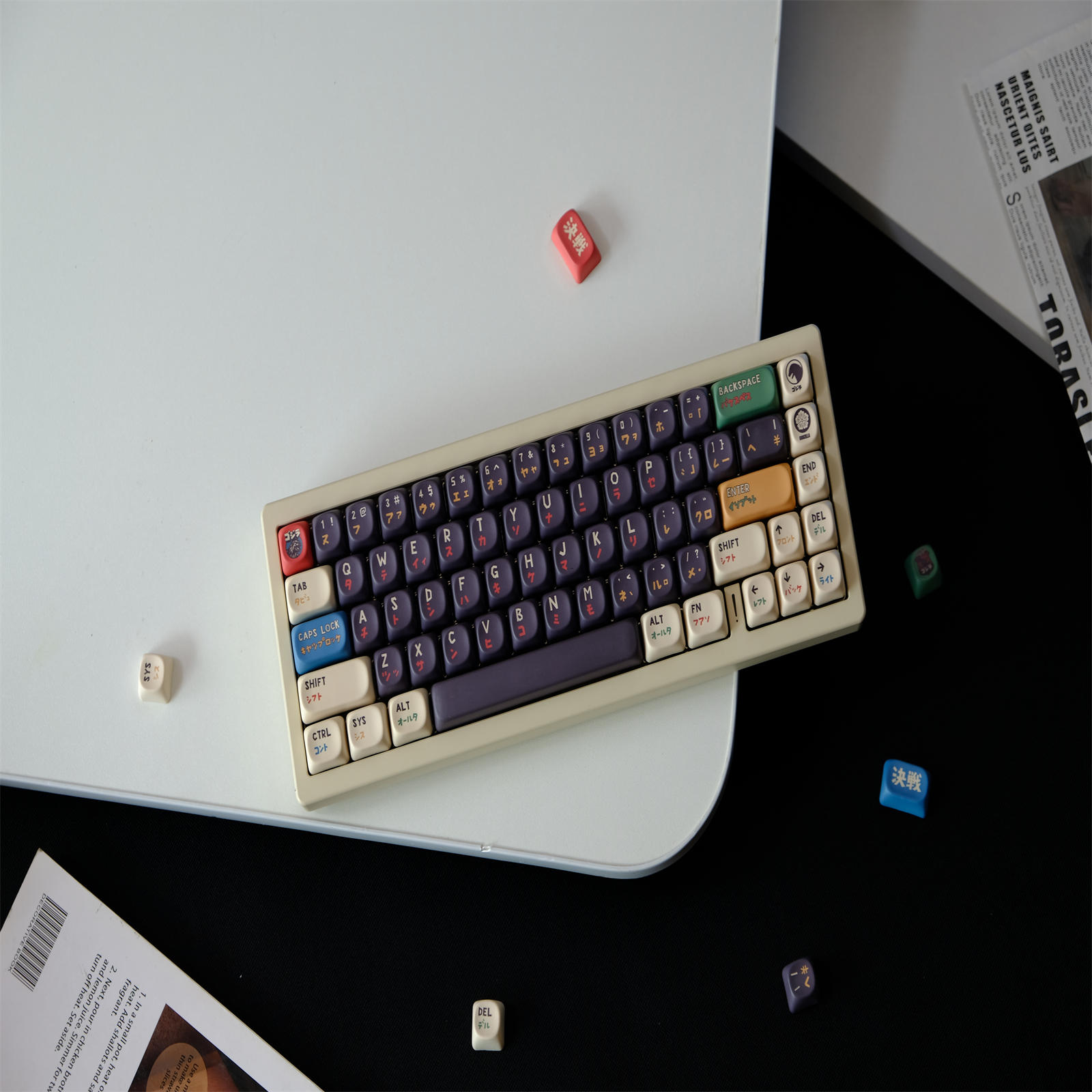GMK Godzilla Keycap Set 151 Key PBT Keyboard Cap MOA Profile game ...