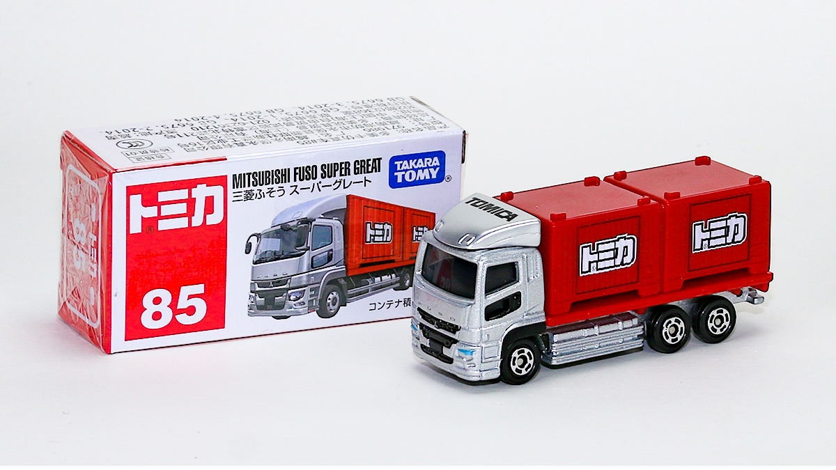 Tomica No.85 Mitsubishi Fuso Super Great Truck Taraka Tomy Vehicle ...