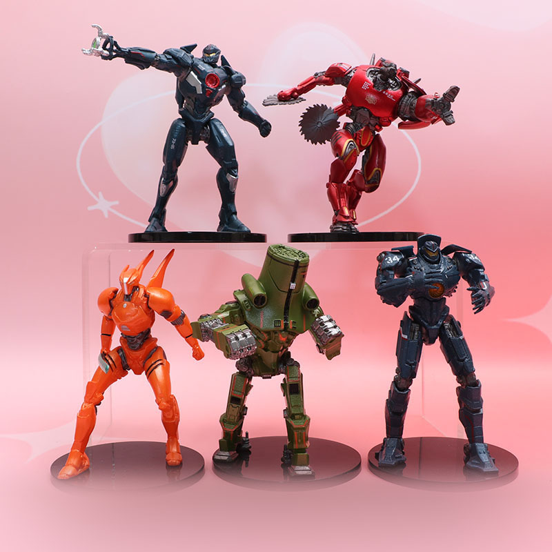 5Pcs 11cm-13cm Pacific Rim Figure Gipsy Avenger Titan Vengeance Red ...