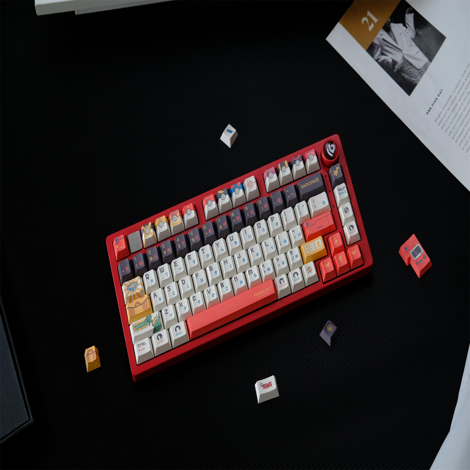 GMK Pokémon Keycaps Set 151 Keys PBT Keyboard Cap Cherry Profile game ...