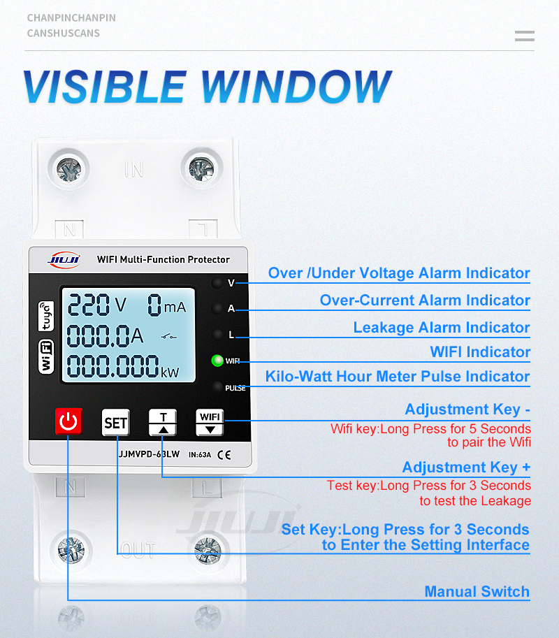 Adjustable under voltage current limiting protector WiFi mobile phone ...