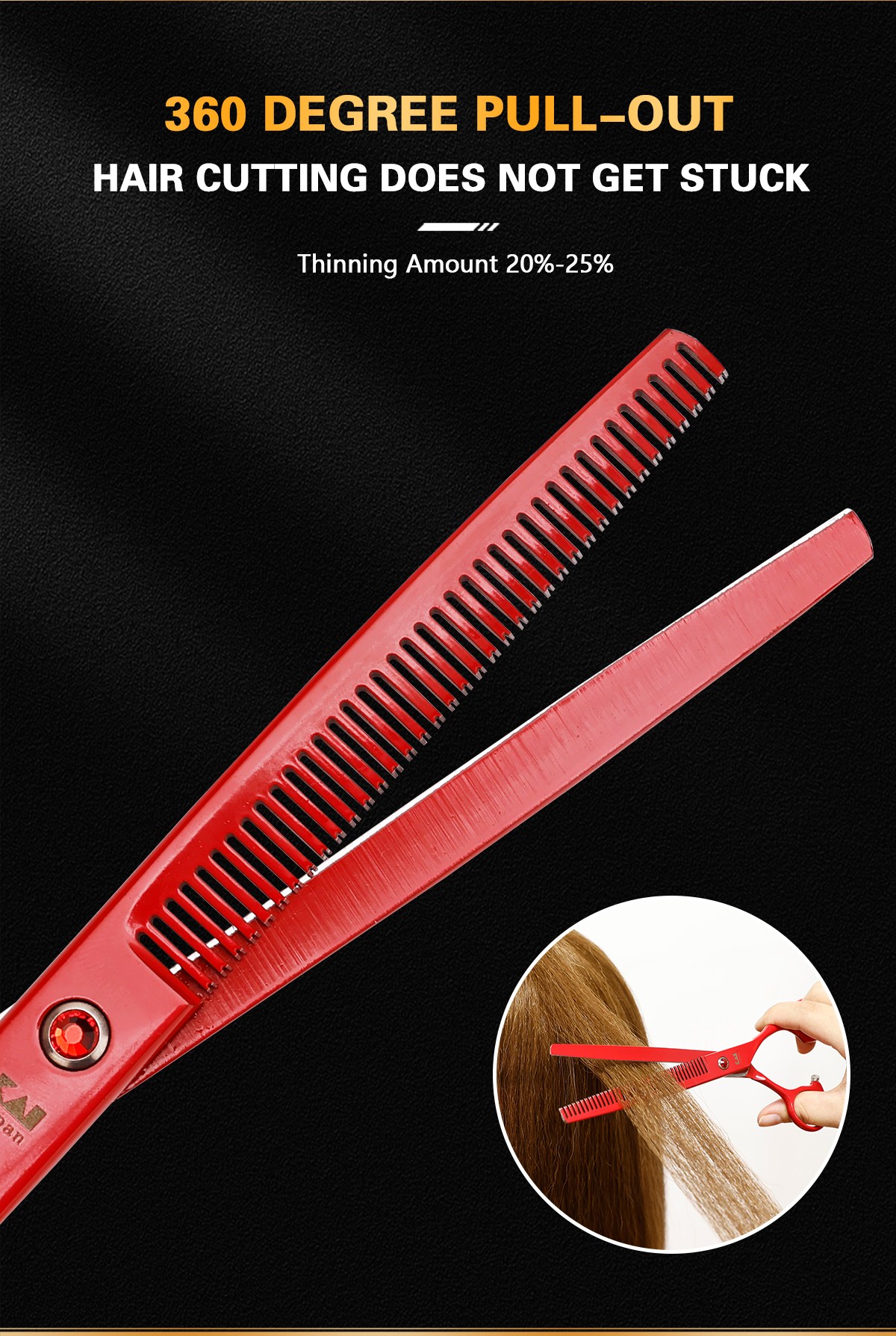 Barber tools Ready Stock Japan Kasho Scissors Barber Salon Scissors Set Haircutting Red Scissors ...