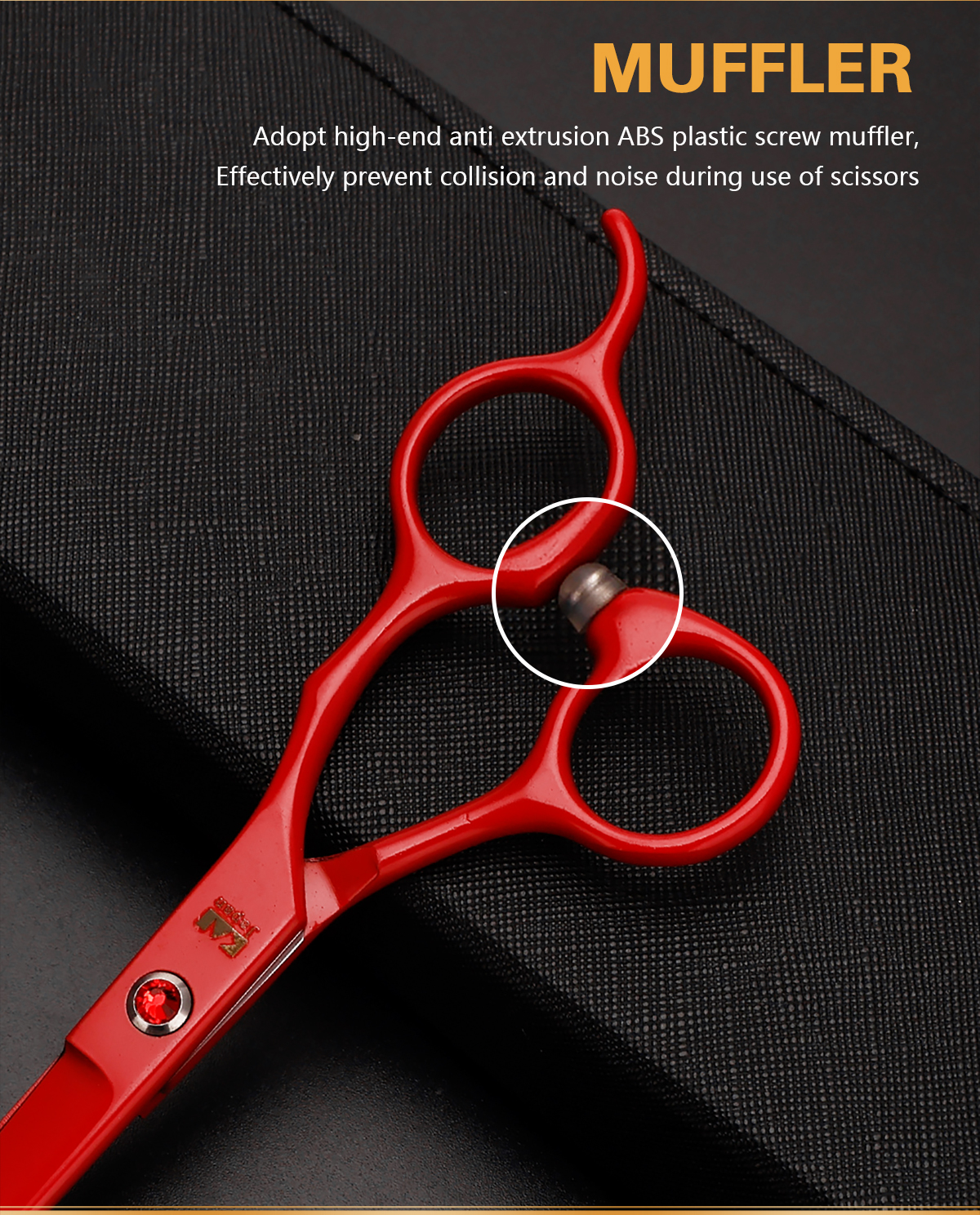 Barber tools Ready Stock Japan Kasho Scissors Barber Salon Scissors Set Haircutting Red Scissors ...
