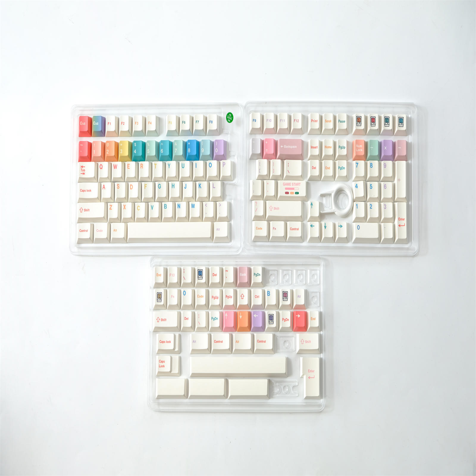 GMK Macarons Keycaps Set 151 Key PBT Keyboard Cap Cherry Profile game ...
