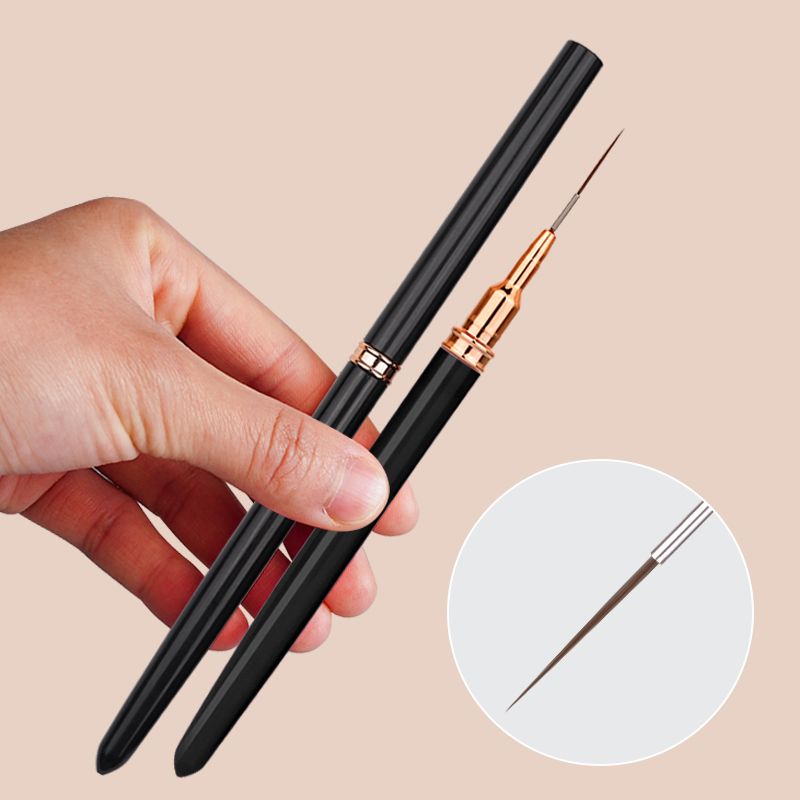 5 Piece Set Manicure Brush Set Manicure Ultra-Fine Line Drawing Pen ...
