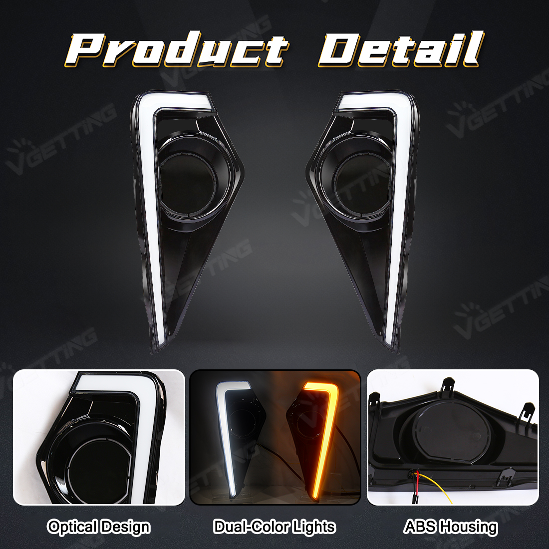 2PCS LED Daytime Running Light untuk Toyota Veloz 2021 2022 2023 2024 ...