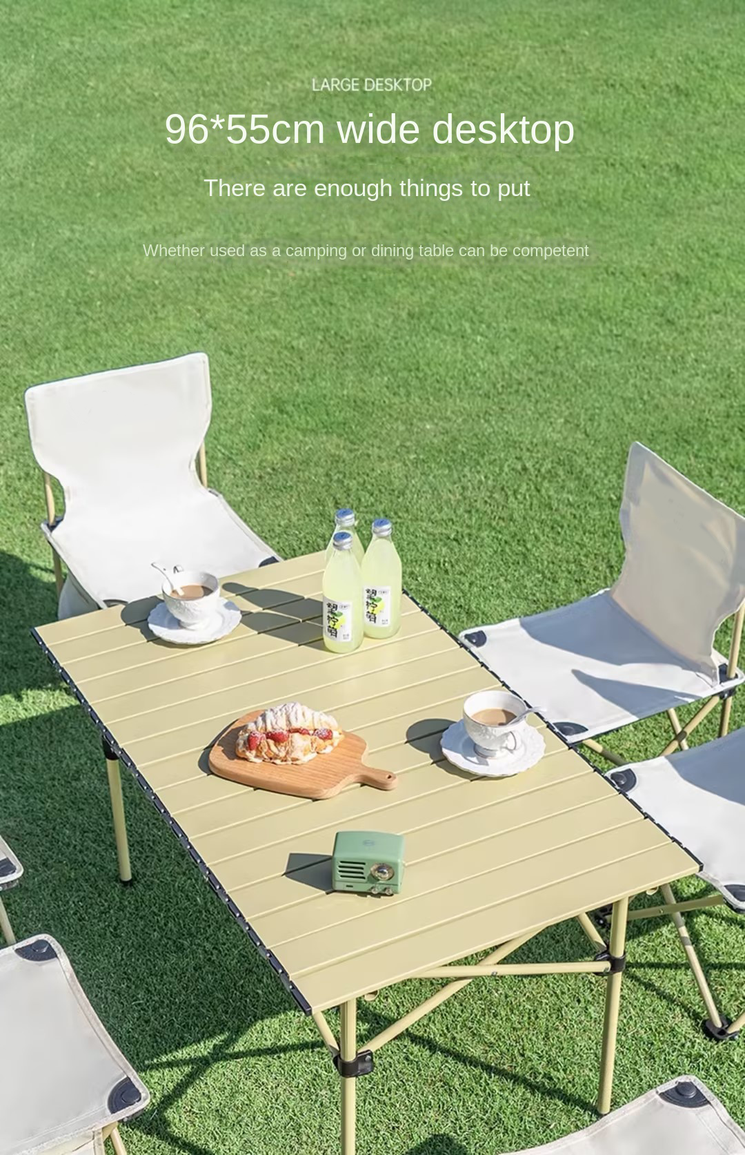 Foldable Camping Table Portable Folding Meja Outdoor garden Picnic ...