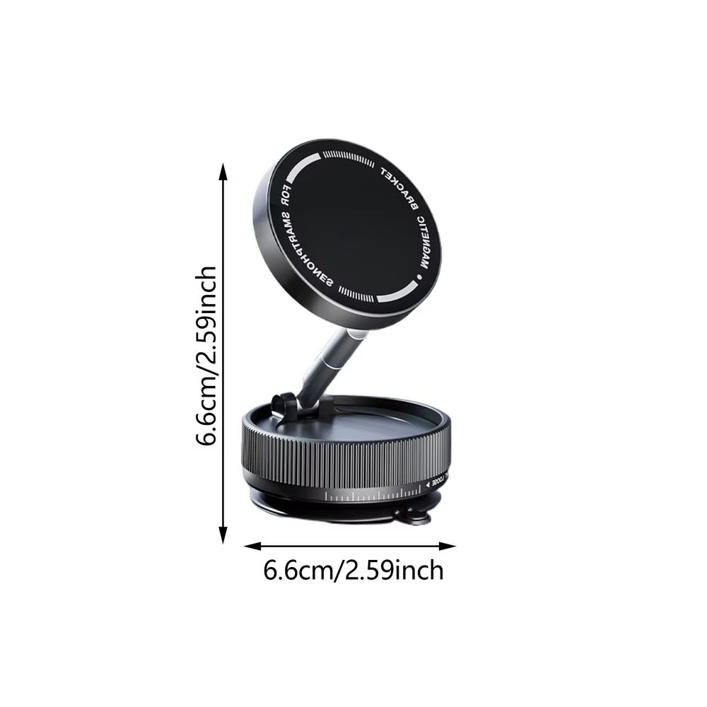 (Local Seller) Vacuum Magnetic Suction Cup Phone Holder For Magsafe Car ...