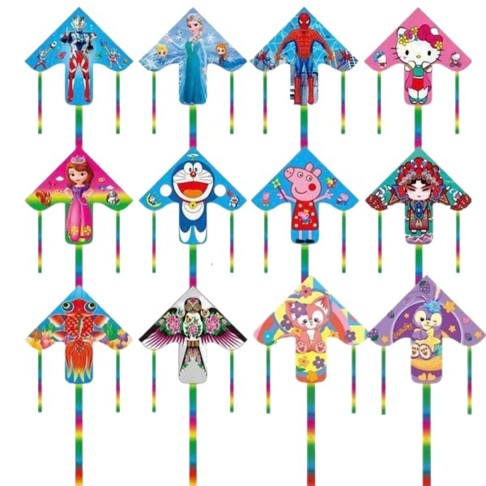 1ONLYTWO Easy Fly Children's Kite - Kuromi Hello Kitty Cartoon Design ...