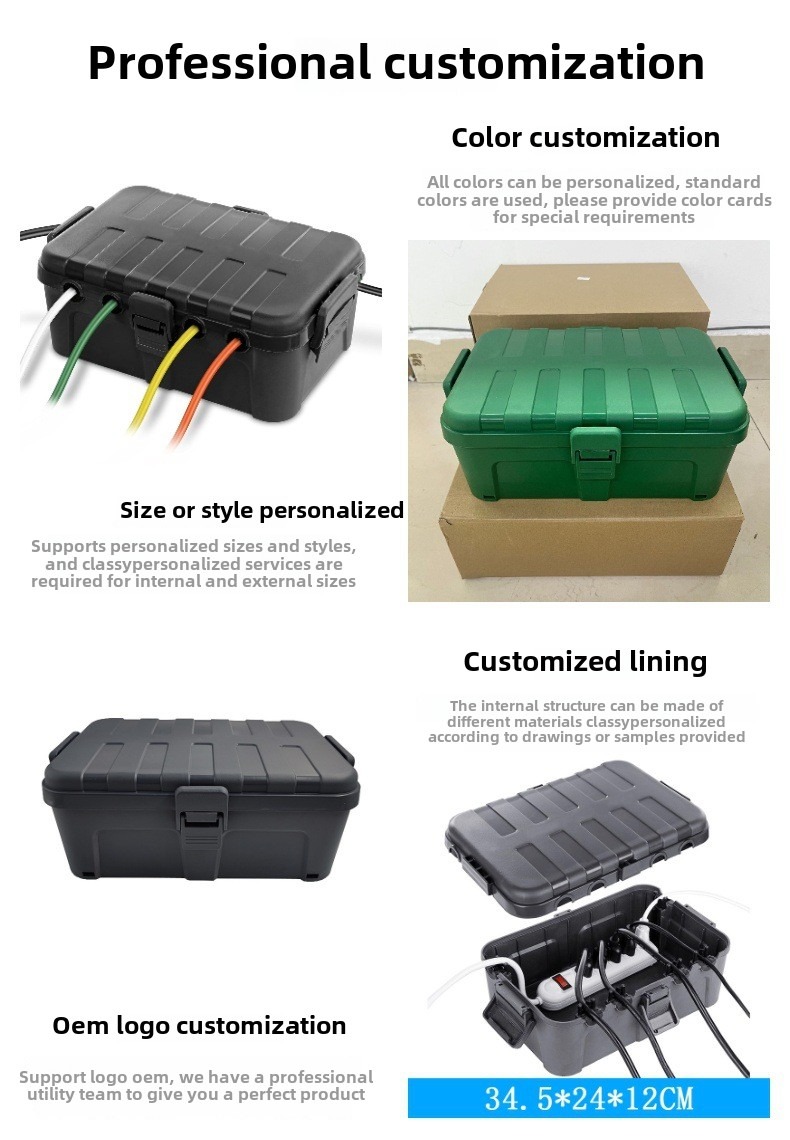 [RL] Waterproof Outdoor Junction Box IP54 Wall-Mountable Dustproof ...