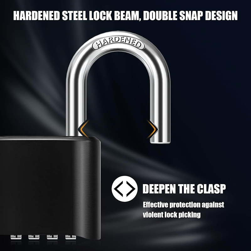 KIPRUN Combination Lock, 4-Digit Combo Lock, Combination Padlock ...