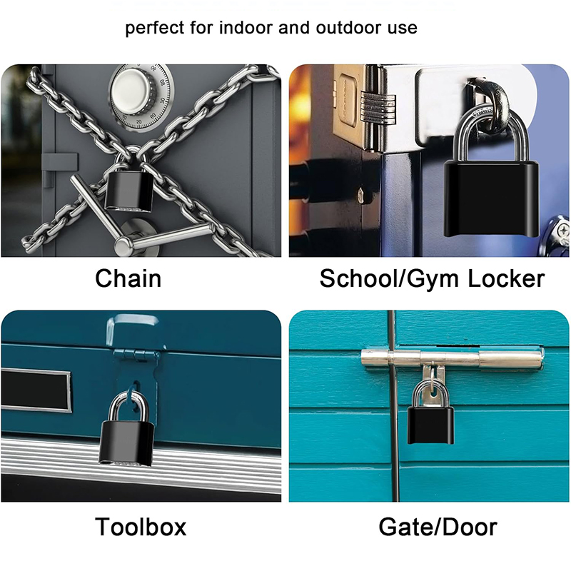 KIPRUN Combination Lock, 4-Digit Combo Lock, Combination Padlock ...