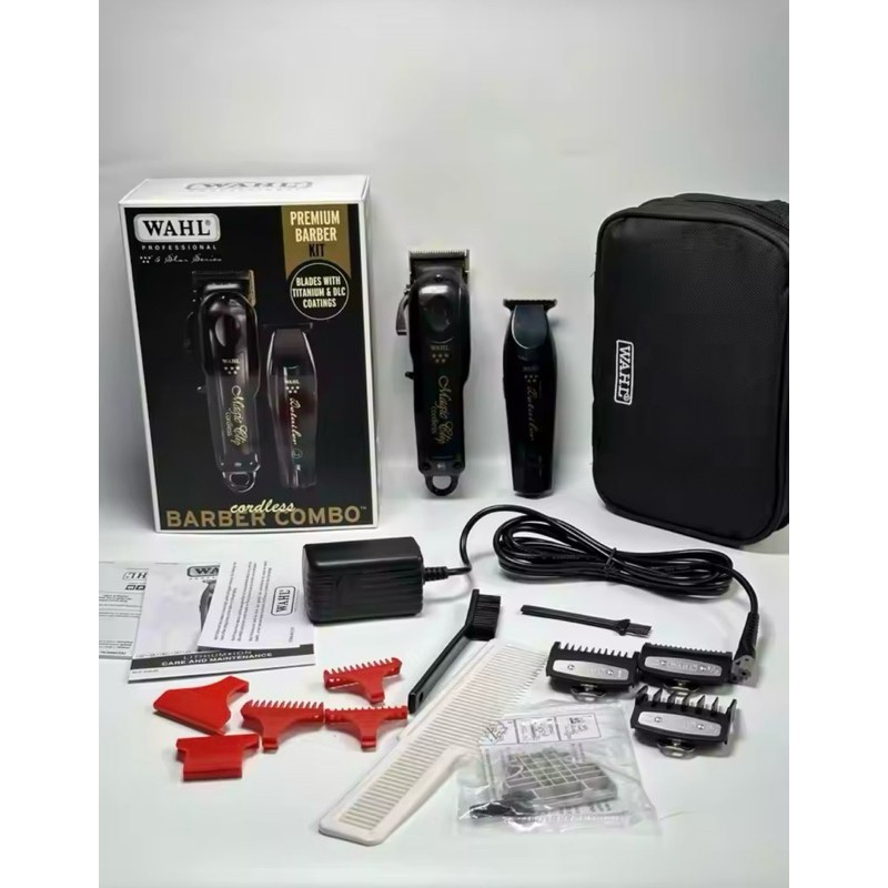 Wahl Black Cordless 5 Star Machine Combo Magic Clip Hair Clipper ...