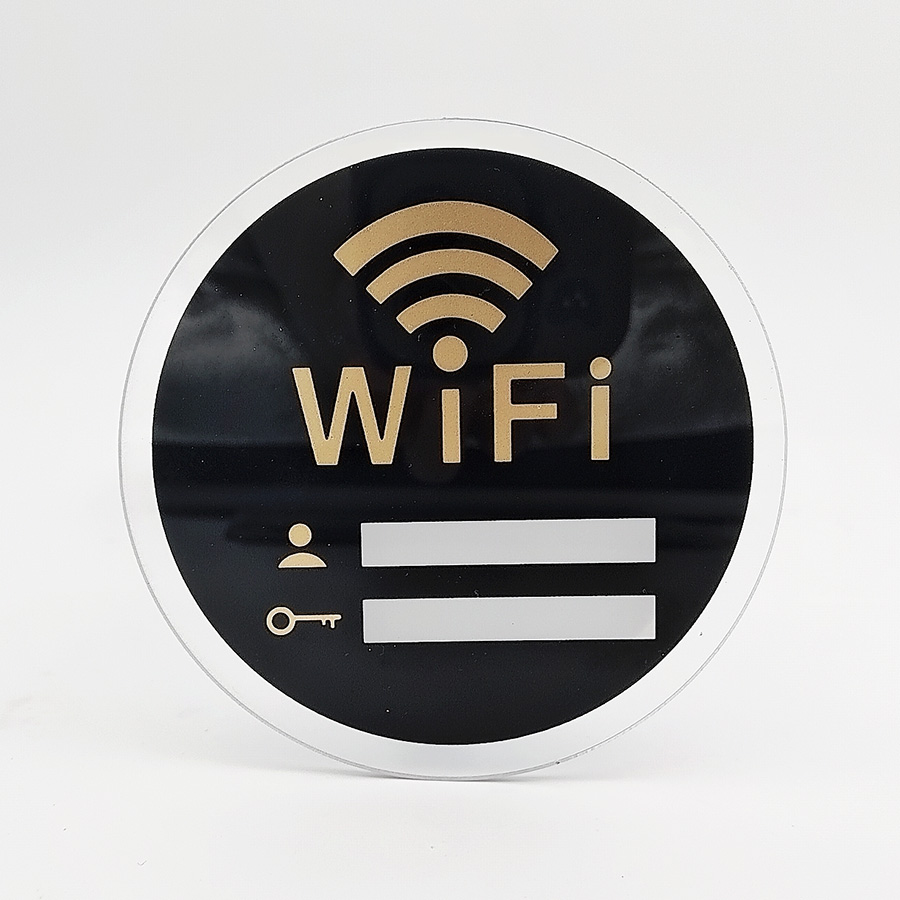 WiFi signboard wireless network prompt sign handwritten signboard with ...