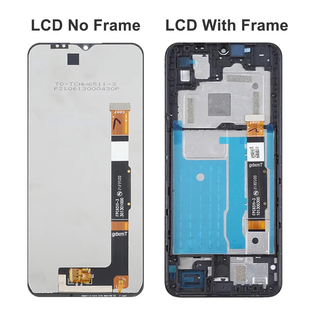 Original For TCL 20R 5G LCD with Frame Display Touch Screen Digitizer ...