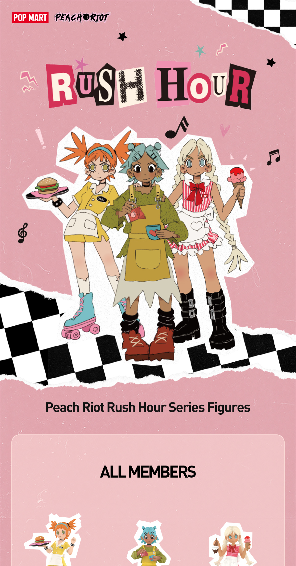 POP MART Peach Riot Rush Hour Series Figures | Shopee Malaysia