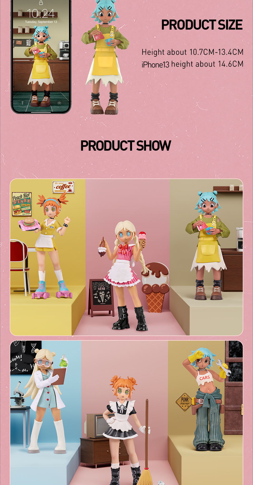 POP MART Peach Riot Rush Hour Series Figures (Whole Set) | Shopee Malaysia