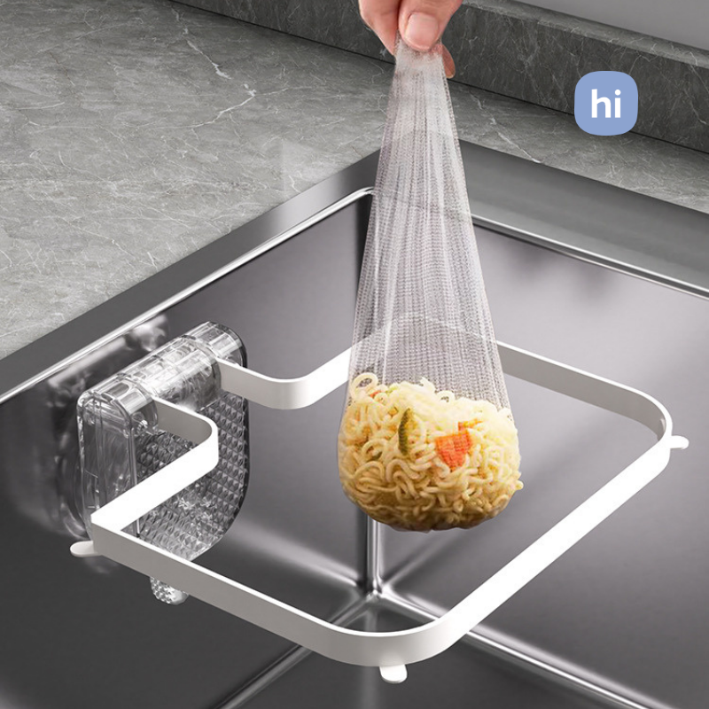 HI HOMES Adsorption Kitchen Sink Filter Rack Sink Disposable Filter ...