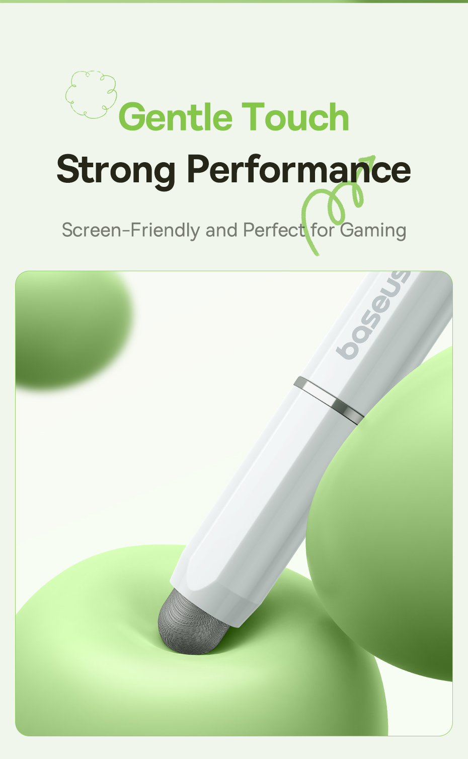 Baseus Smooth Writing III 3-in-1 Passive Stylus Pen Point Stylus for ...