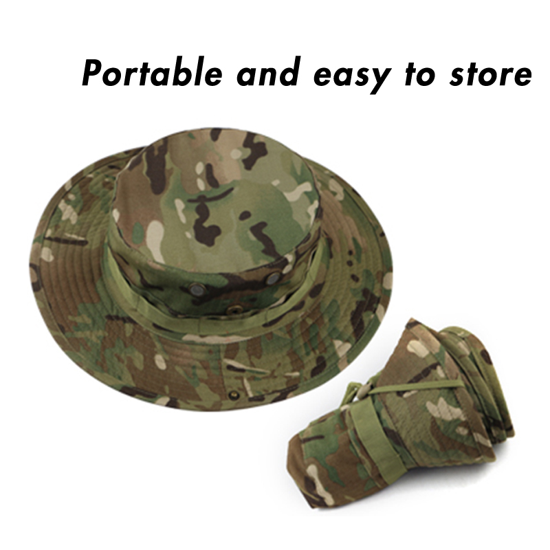 Boonie Hat Balaclava Suit Foldable Soft Sun Protection Fishing Cap ...