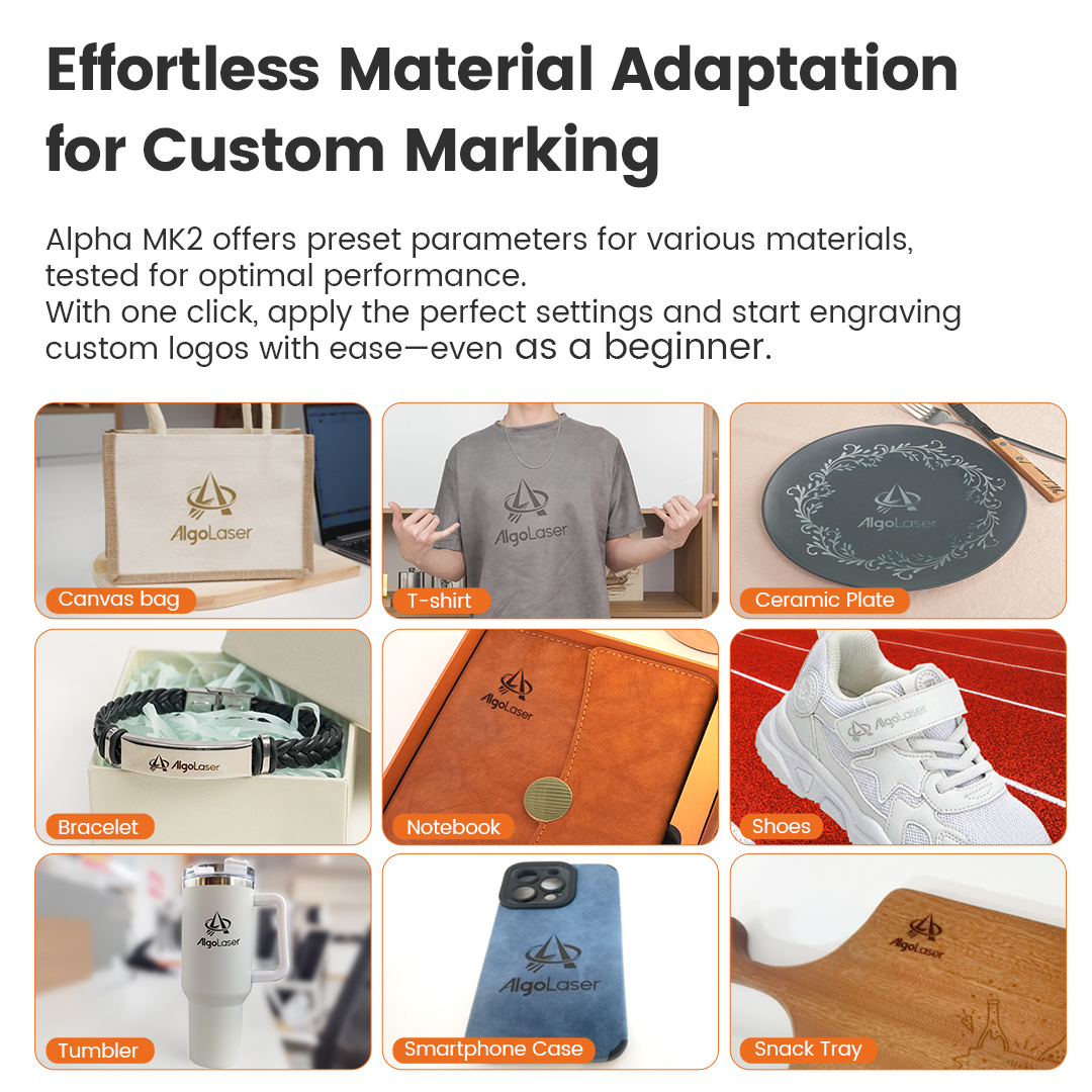 AlgoLaser Alpha MK2 20W Laser Engraving Machine Laser cutter Smart For ...