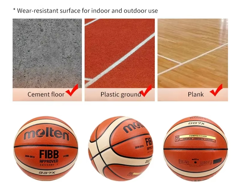2024 Professional match quality Basketball Basquetbol Ball Rubber ...