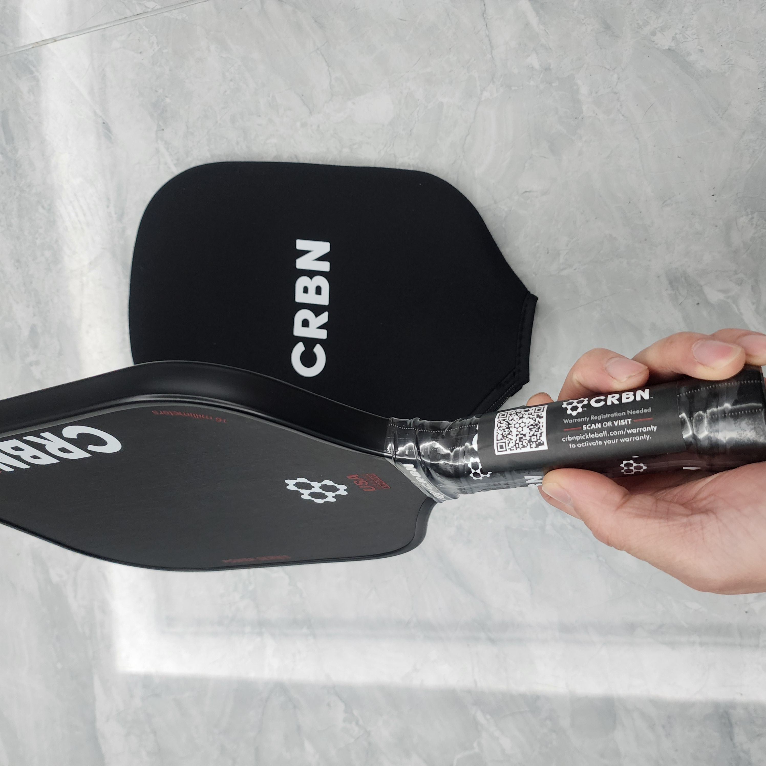 Original CRBN 3X 14/16MM Pickleball Paddle - Carbon Fiber Pickleball ...