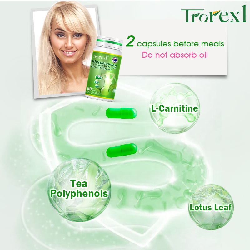 Trorexl Weight loss capsule halal L-carnitine belly fat burne Detox ...